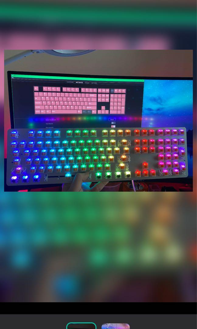 Royal kludge keyboard custom upgrade, Computers & Tech, Parts ...