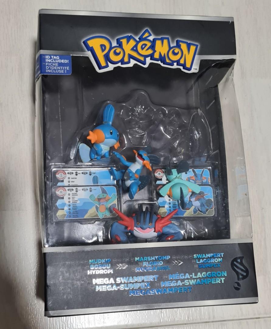 SEALED Mega Swampert Line Tomy Figures with ID Tag Pokemon, Hobbies ...