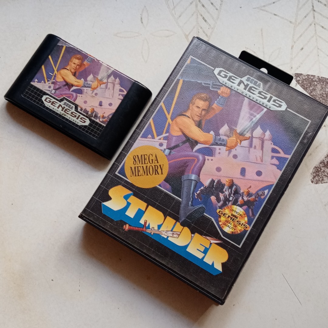 Sega Genesis: Strider, Video Gaming, Video Games, Others on Carousell