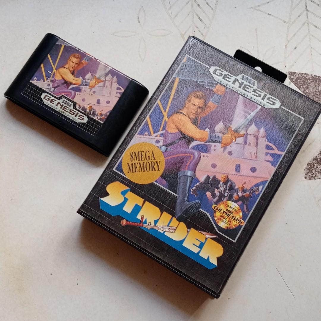Sega Genesis: Strider, Video Gaming, Video Games, Others on Carousell