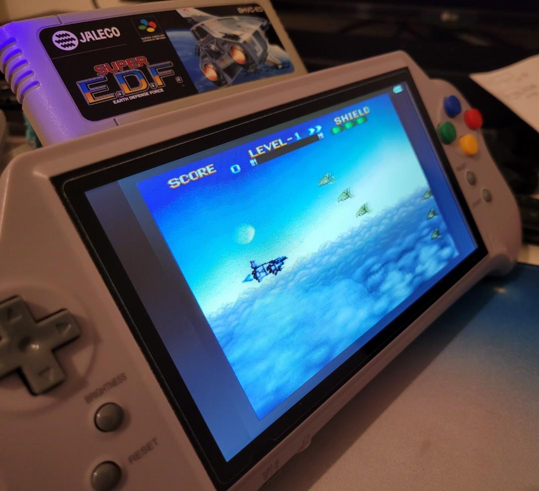 SFC 超任 超級任天堂 Super Nintendo Snes DARIUS TWIN + SUPER E.D.F EARTH ...