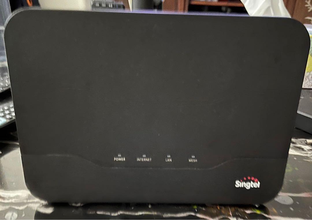 SingTel Mesh Router, Computers & Tech, Parts & Accessories, Networking ...
