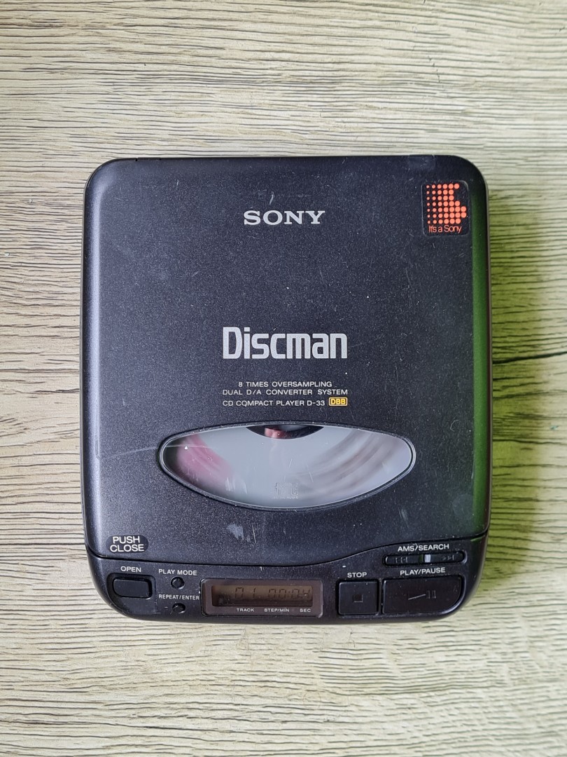 Sony D-33 Discman Portable CD Player, Audio, Portable Music Players on ...