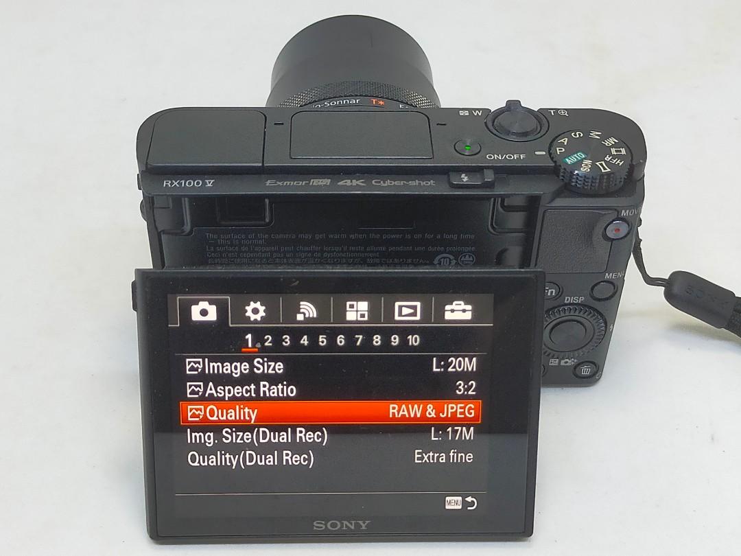 sony rx100 mark V 4k video, Photography, Cameras on Carousell