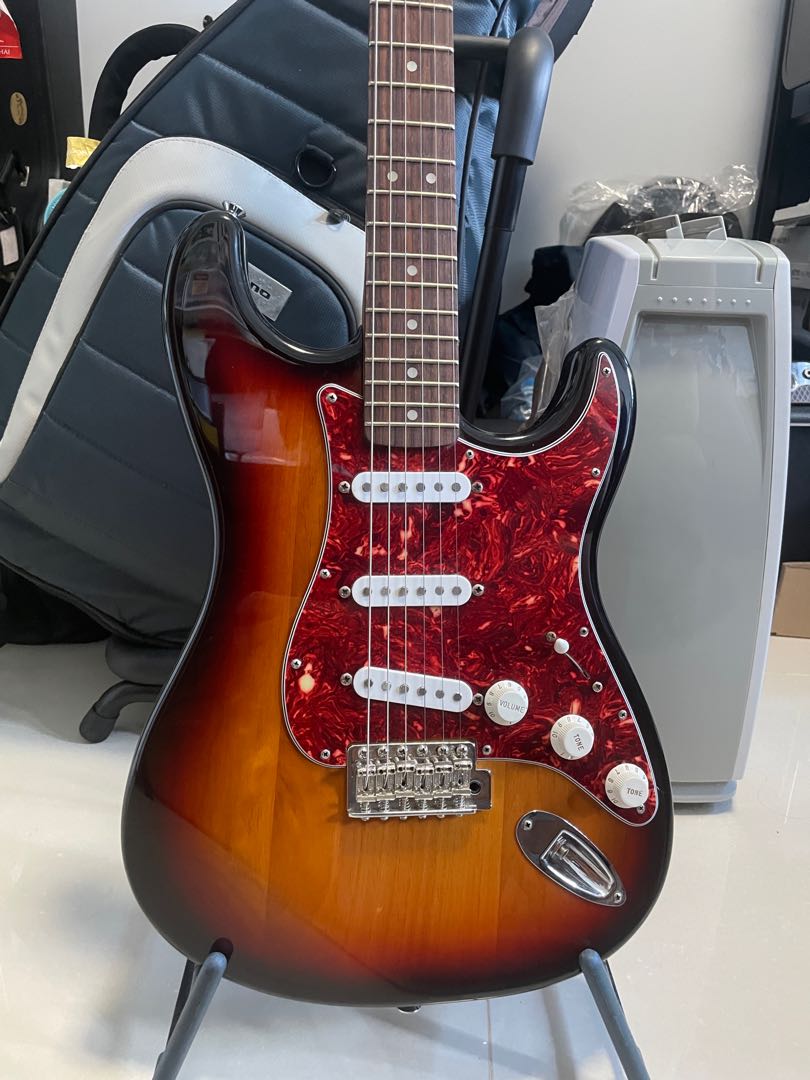 Squier Partscaster Strat Electric Guitar (NOT Fender), Hobbies & Toys ...