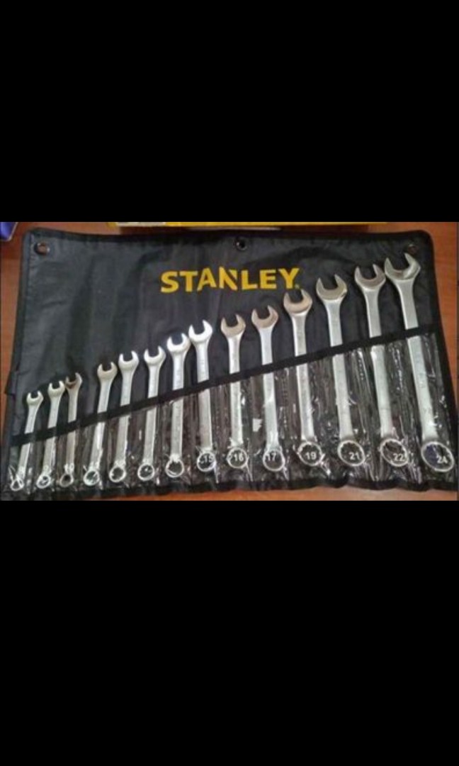 Stanley Basic Series Combination Wrench Set 80-946 8-24mm 14 Pcs Set ...