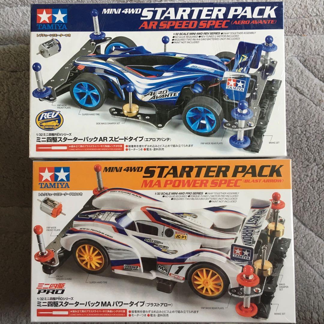 Tamiya Mini 4WD Starter Pack , Hobbies & Toys, Toys & Games on Carousell