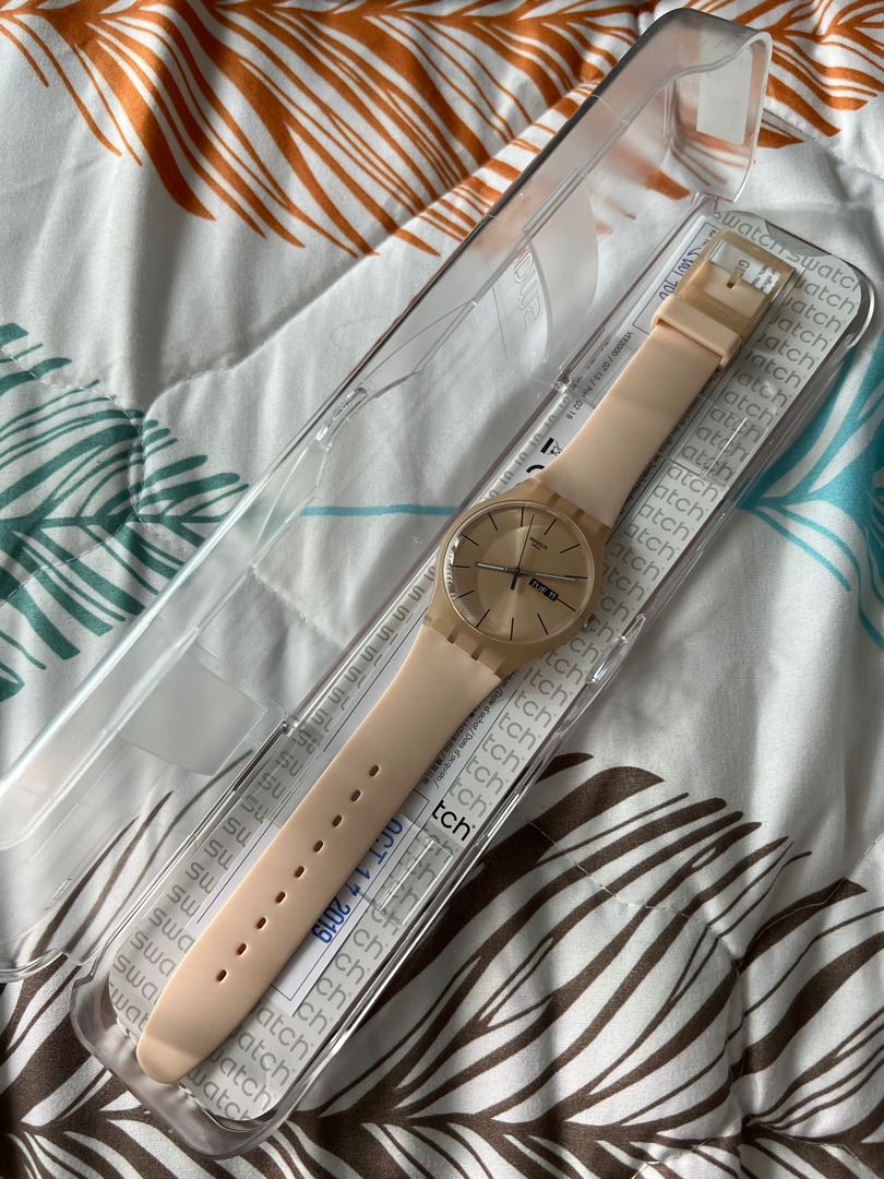 Swatch Rose Rebel (pre-loved), Women's Fashion, Jewelry & Organizers ...