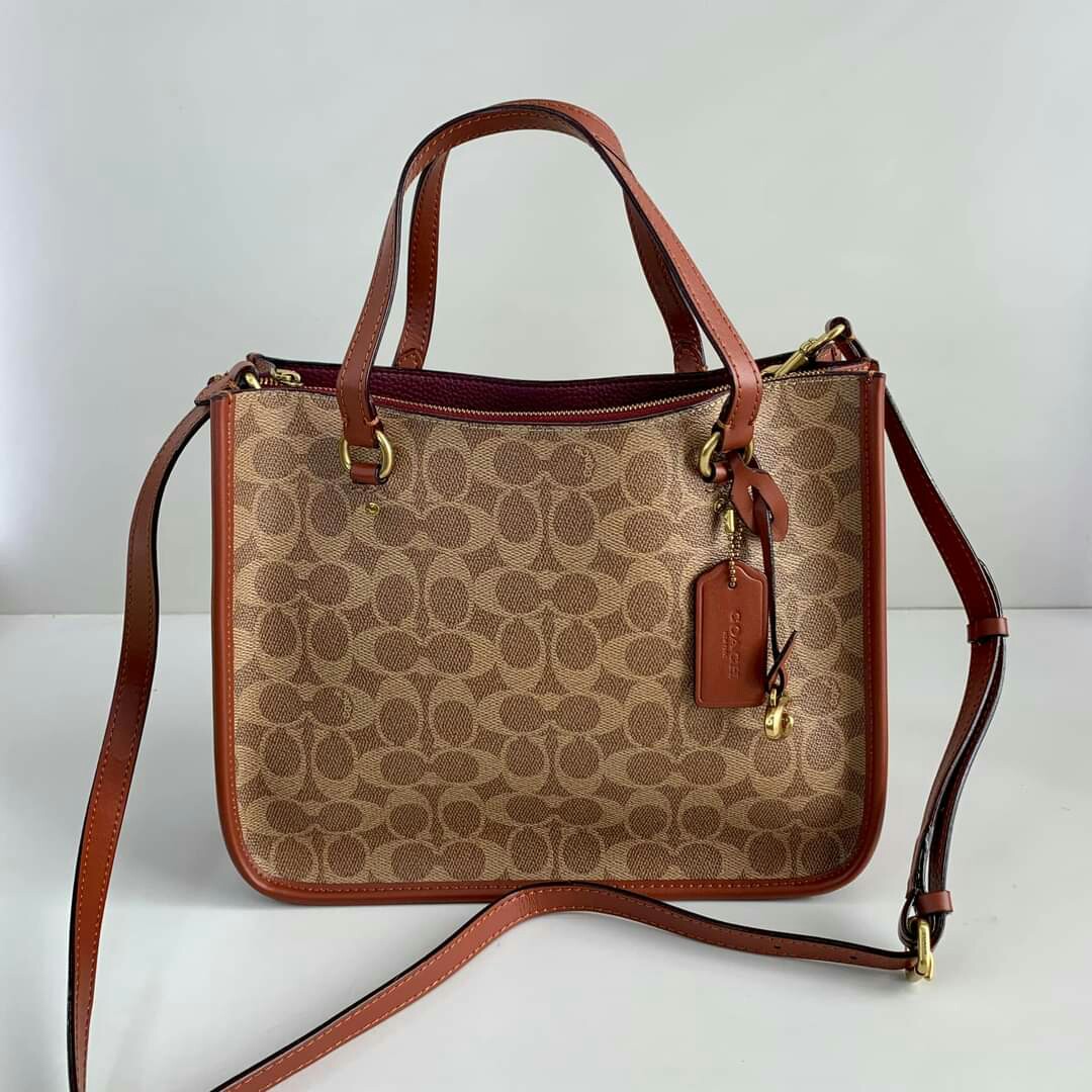 TYLER CARRYALL 28 IN SIGNATURE CANVAS, Luxury, Bags & Wallets on Carousell
