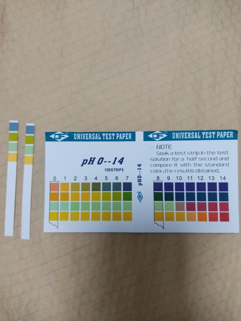 Universal Test Paper, Litmus Paper, PH Paper, Health & Nutrition ...
