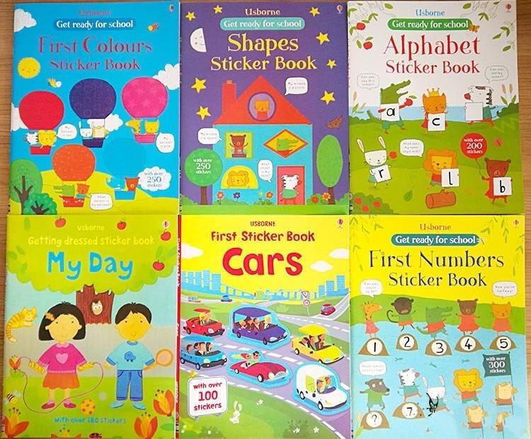 Usborne First sticker books {Local Stock], Hobbies & Toys, Stationery ...