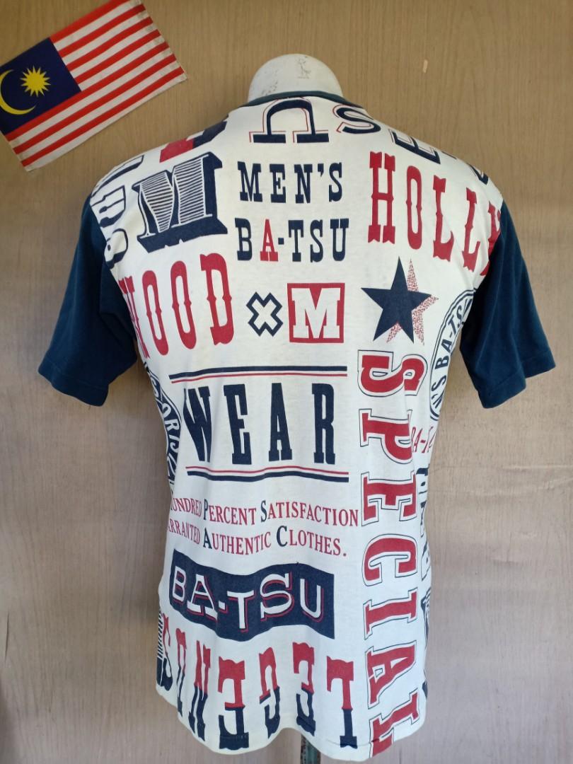 Vtg Men's Batsu fullprint, Men's Fashion, Tops & Sets, Tshirts & Polo ...
