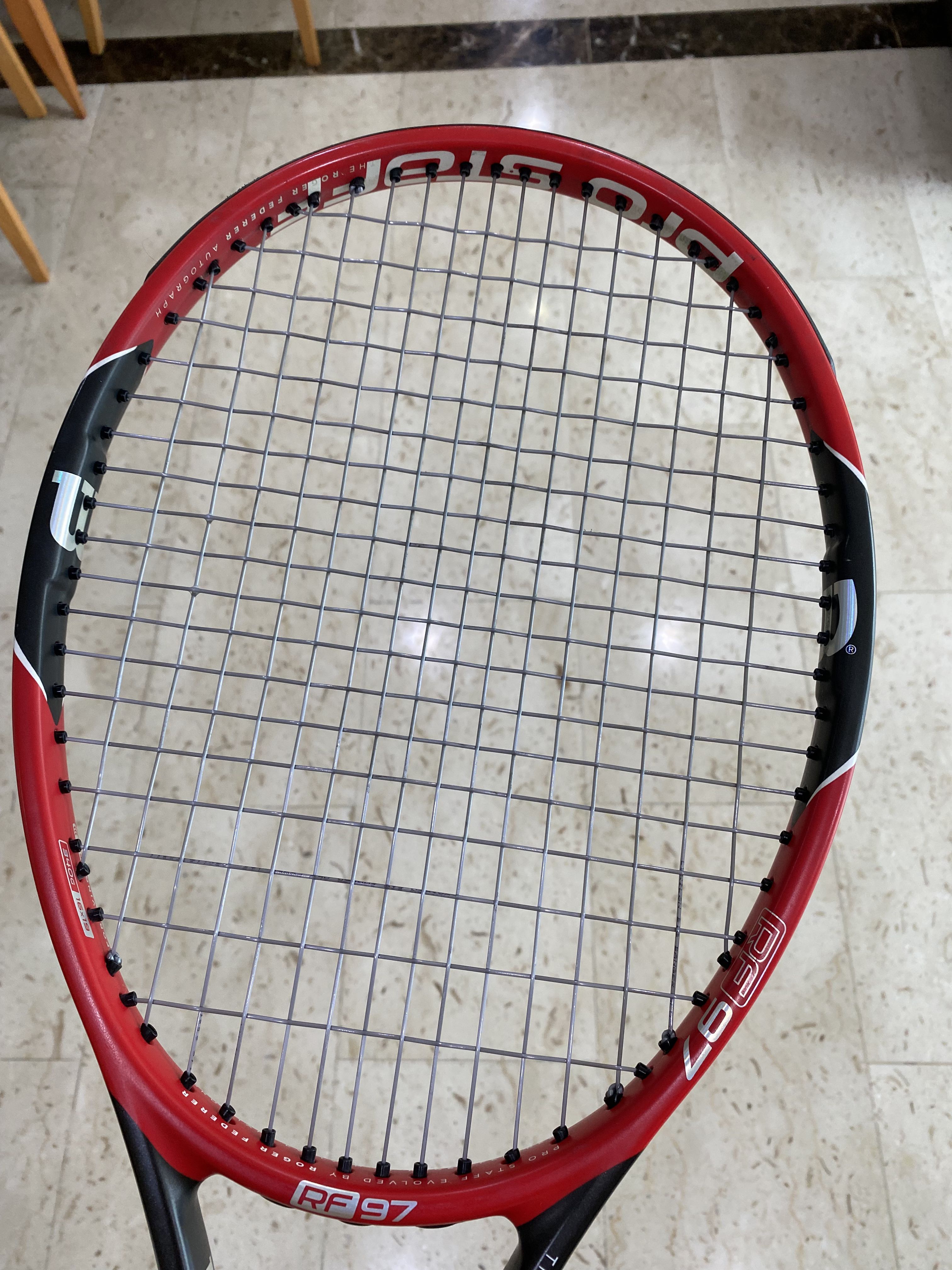 Wilson Roger Federer autograph Racket, Sports Equipment, Sports & Games ...