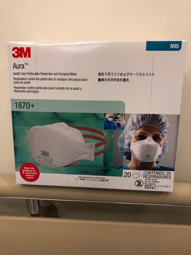 1870+ N95 3M Aura Surgical Face Mask Box or Loose Piece, Everything ...