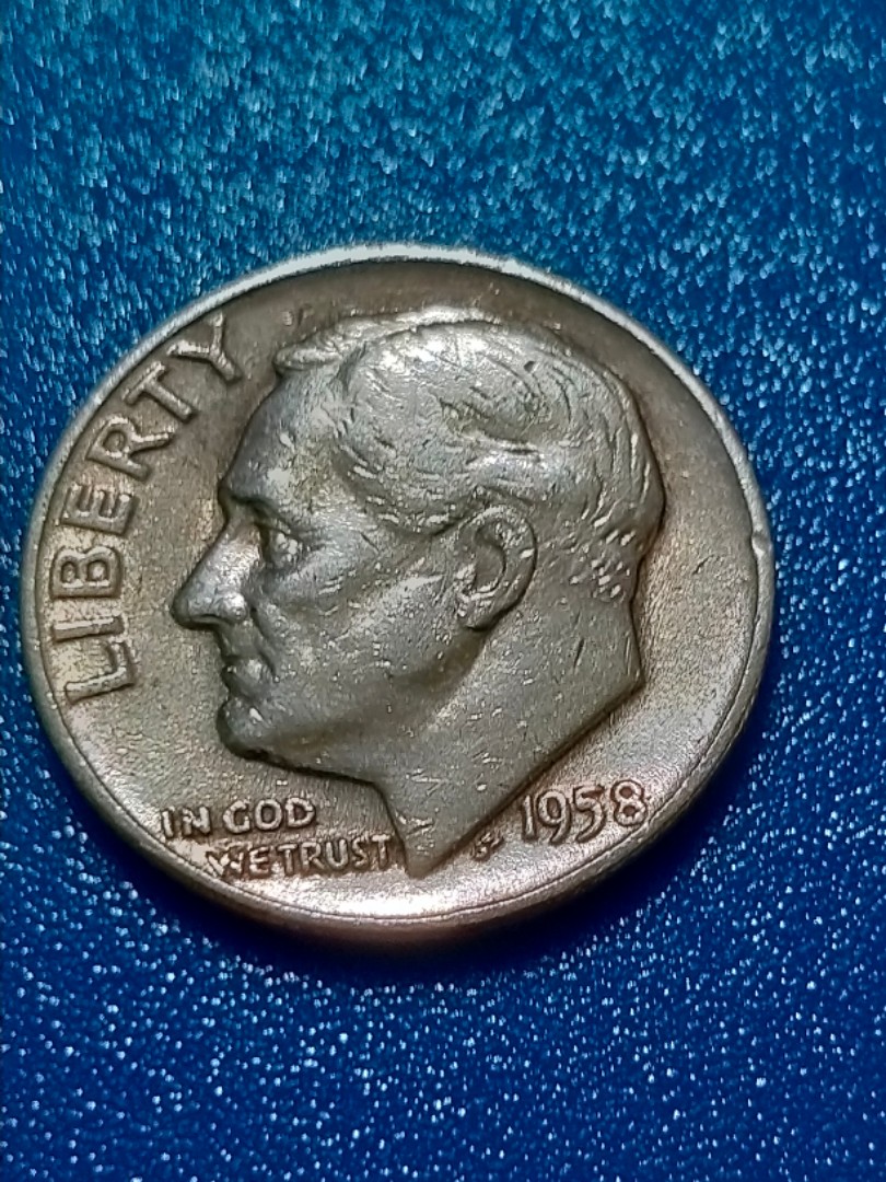 1958 One Dime Error coin, Hobbies & Toys, Memorabilia & Collectibles ...