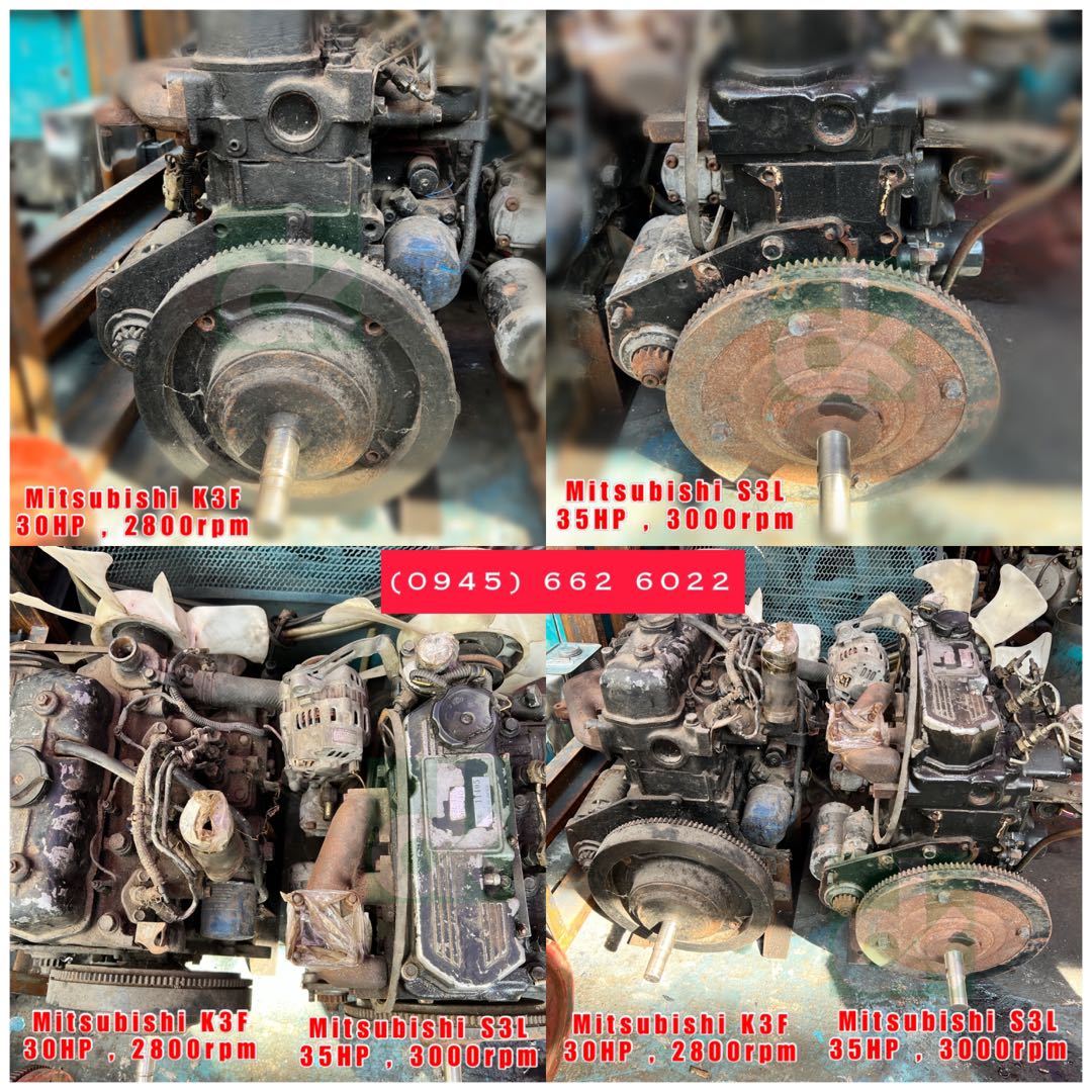 35hp Mitsubishi S3L 30hp Mitsubishi K3F Marine Diesel Engine ...