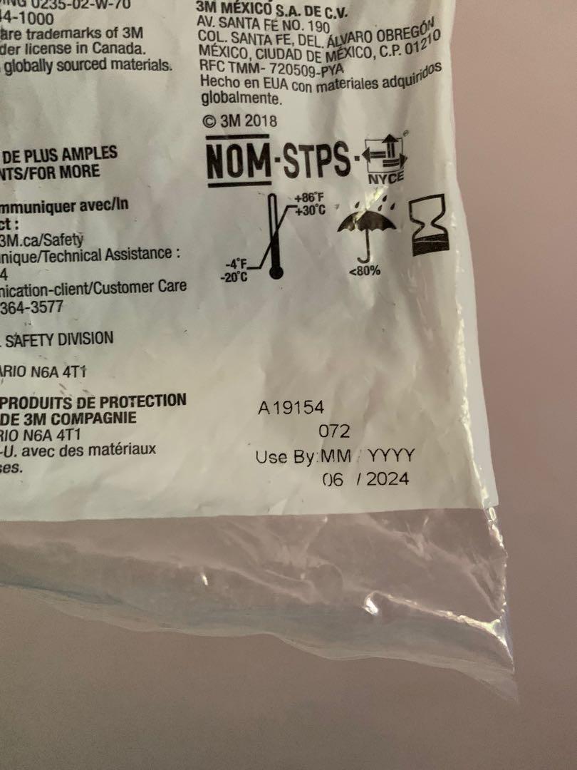 3M Particulate Respirator 8233 N100 mask (1pc only), Health & Nutrition ...