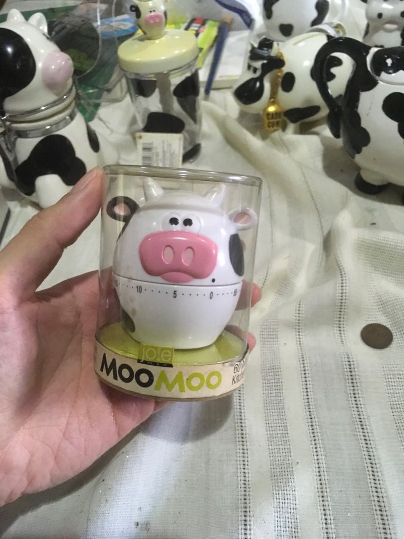 60 minute kitchen timer cow Moomoo, TV & Home Appliances, Kitchen ...
