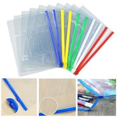 A6, A5, A4 Size Waterproof Transparent Plastic Ziplock Bag, Document ...