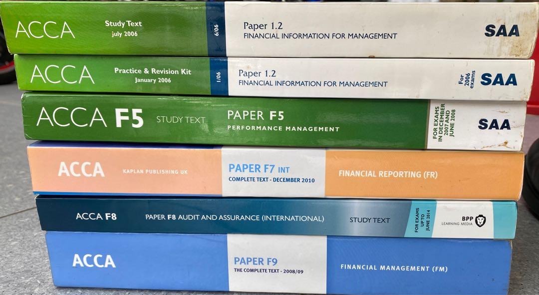 ACCA textbooks, Hobbies & Toys, Books & Magazines, Textbooks on Carousell