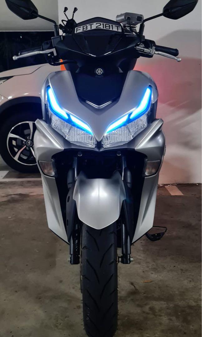 Aerox v2 Front Tie Cover, Motorcycles, Motorcycle Accessories on Carousell