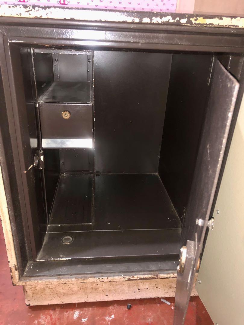 Antique Mosler Insulated Record Safe/Vault, Furniture & Home Living ...