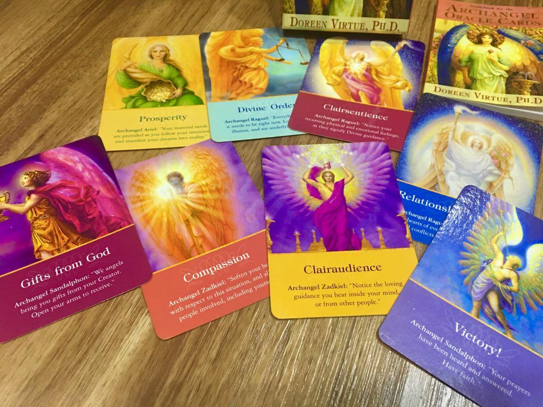 Archangel Oracle Cards, Hobbies & Toys, Toys & Games on Carousell