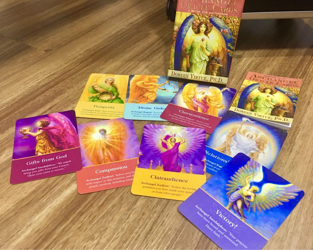 Archangel Oracle Cards, Hobbies & Toys, Toys & Games on Carousell