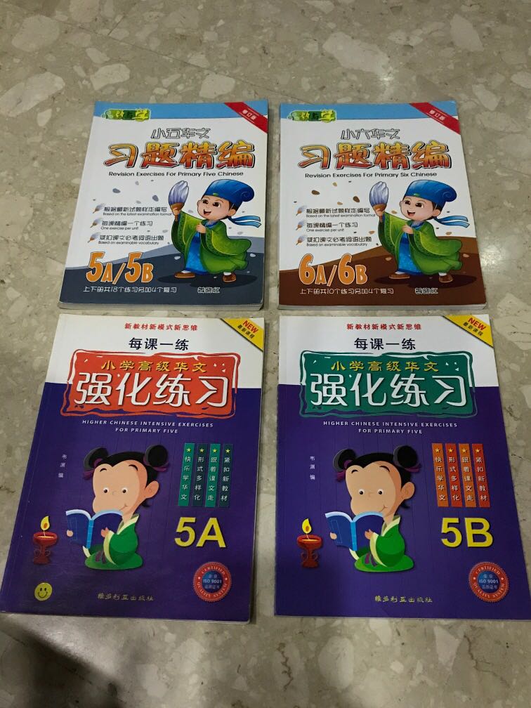 Assorted primary 5 Chinese assessments, Hobbies & Toys, Books ...
