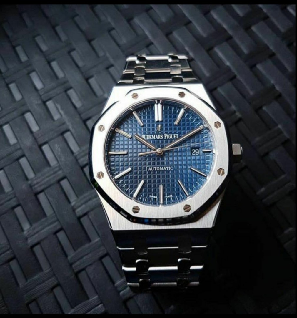 Audemars Piguet Royal Oak Blue Dial 41mm, Luxury, Watches on Carousell