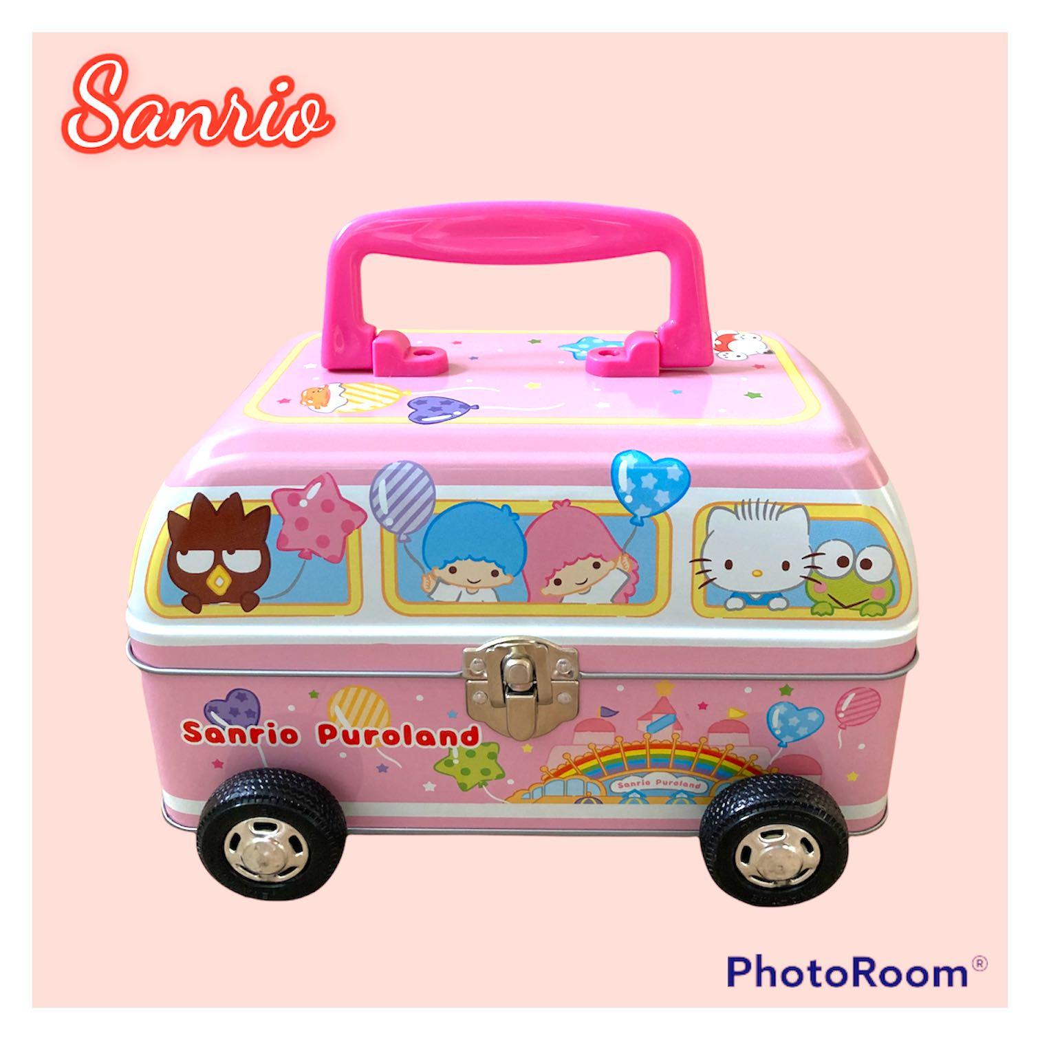 Authentic Sanrio Characters Collectible Bus Can/Tin, Hobbies & Toys ...