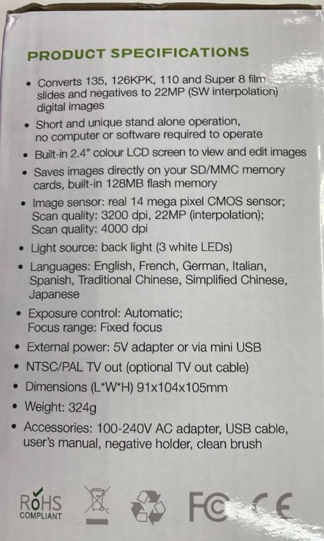 Autonomous slide scanner Espada QPIX mdfc-1400 $780, 電視及其他電器 , 其他家庭電器 ...
