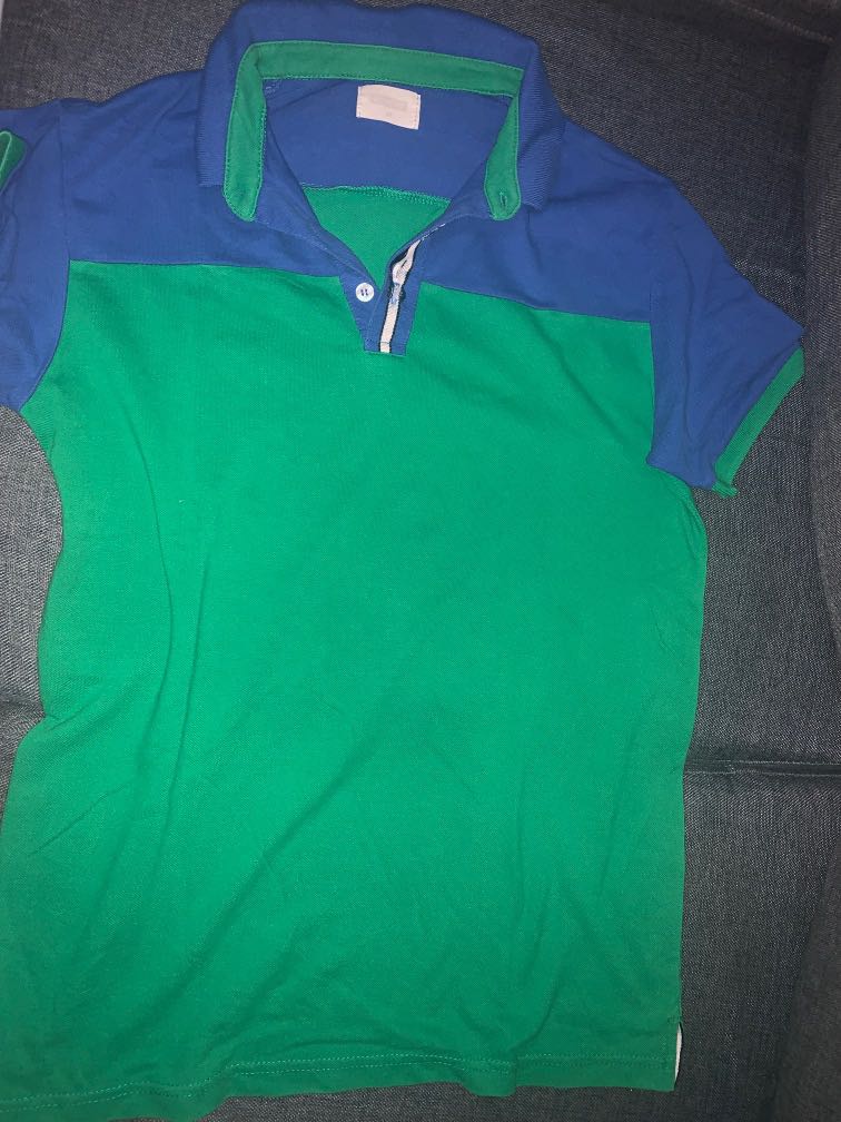 Bench men's polo shirt in green and bluer, Men's Fashion, Tops & Sets ...