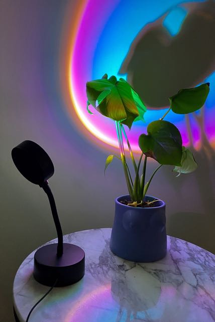 BN Typo Sunset Lamp in Rainbow, Furniture & Home Living, Lighting ...