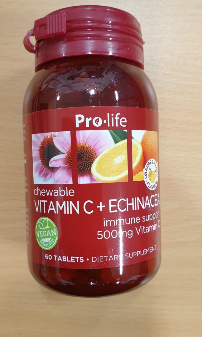 Brand New Pro-life Chewable Vitamin C, Health & Nutrition, Health ...