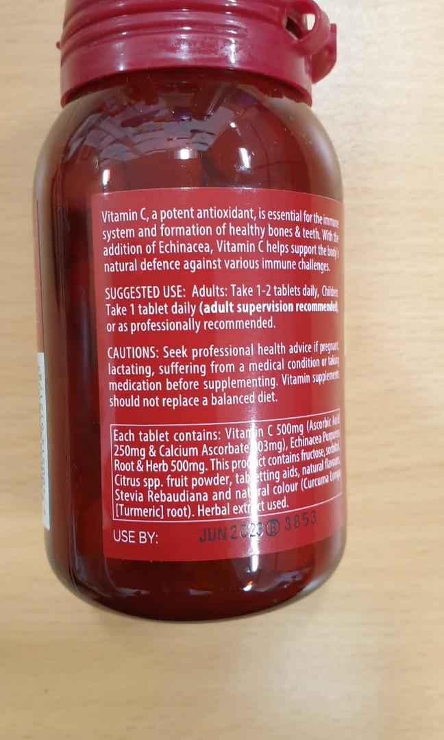 Brand New Pro-life Chewable Vitamin C, Health & Nutrition, Health ...