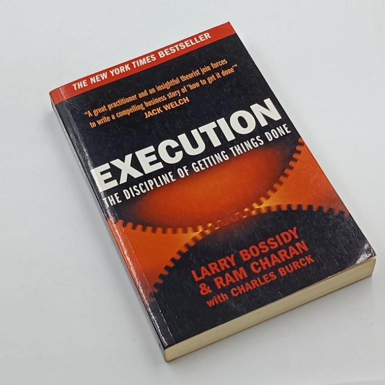 Business Book : Execution - The Discipline Of Getting Things Done ...