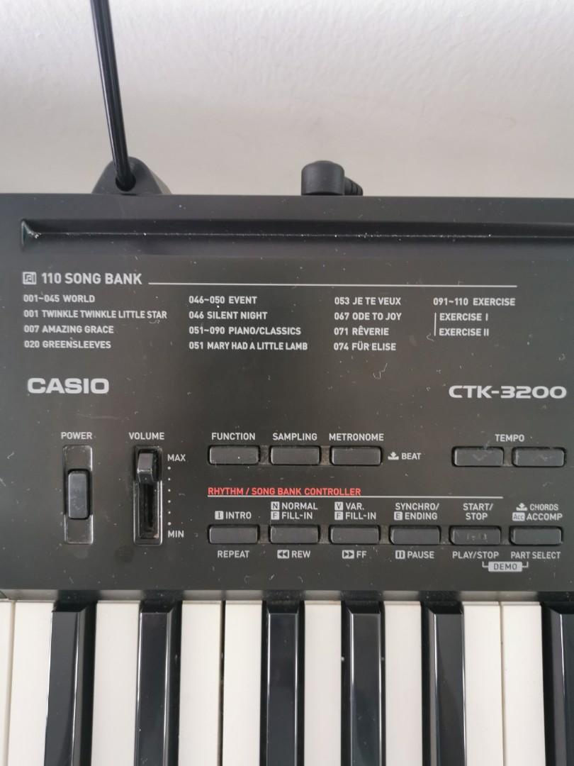 Casio Keyboard CTK-3200 61 Keys, Hobbies & Toys, Music & Media, Musical ...