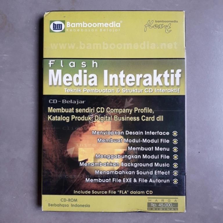 CD Tutorial Bamboomedia - Bikin CD Interaktif Dengan Flash Media, Buku ...