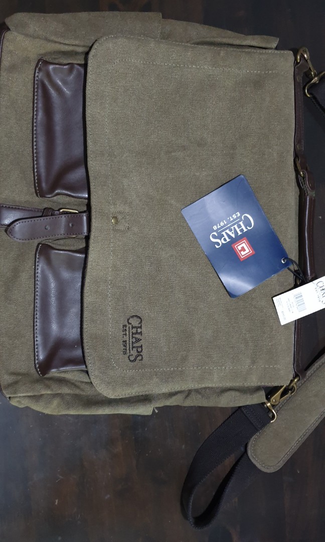 Chaps Messenger bag, Men's Fashion, Bags, Sling Bags on Carousell