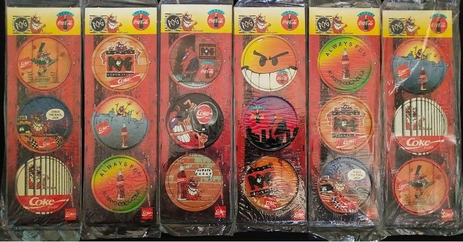 Coca Cola Vintage Pog, Hobbies & Toys, Toys & Games on Carousell