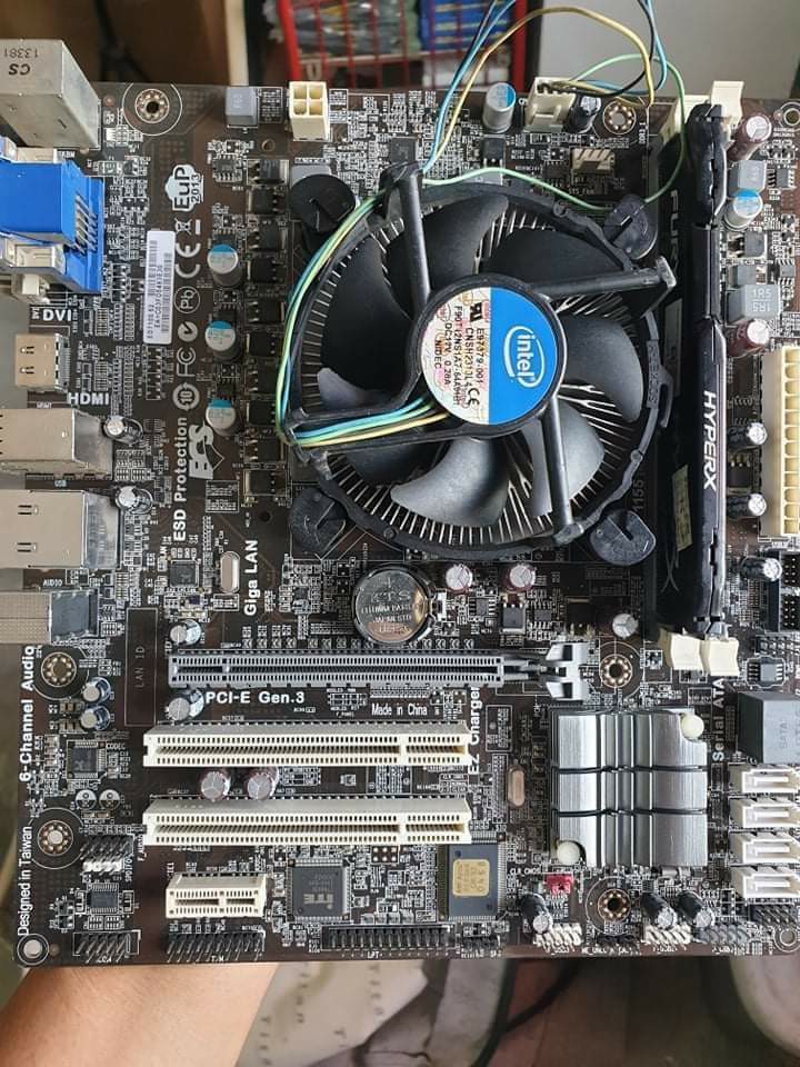 CORE i3 6th GEN BUNDLE. MOBO+PROC+RAM+HEATSINK+600W PSU, Computers ...