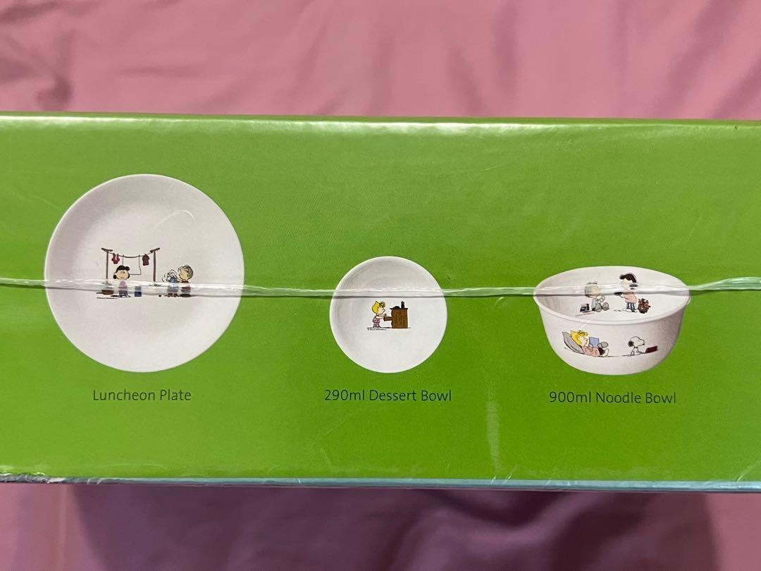 Corelle x Peanuts Limited edition Set C, Furniture & Home Living ...