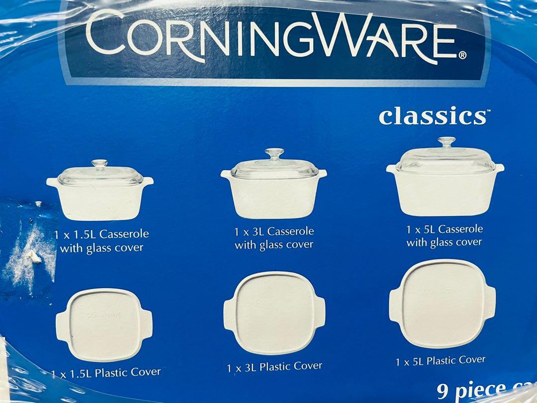 CorningWare 9 piece Classics Casserole Set, Furniture & Home Living ...
