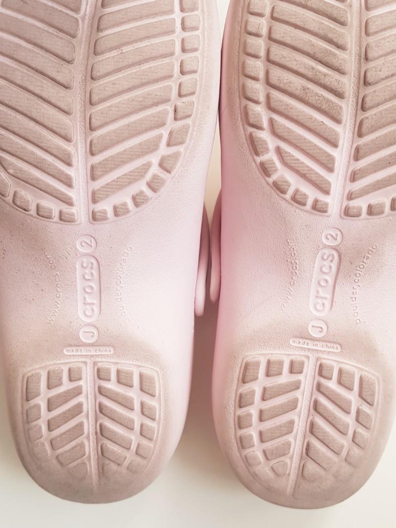 Crocs Girls Classic Slim, Babies & Kids, Babies & Kids Fashion on Carousell