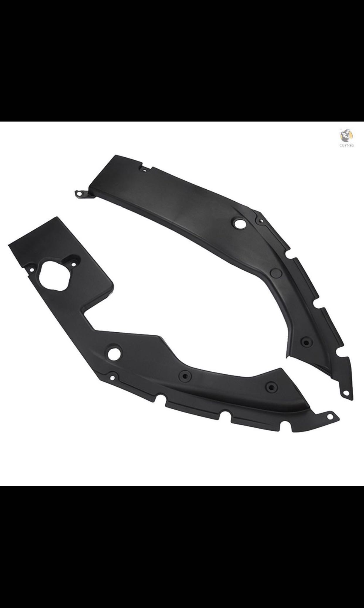 CUST Engine Bay Side Panel Covers Pair-long Version Fit for 2016-2019 ...