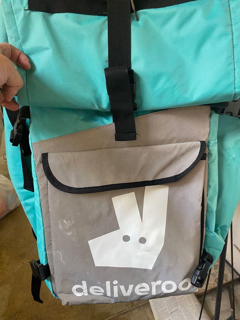 Deliveroo bag pack delivery bag, Everything Else on Carousell