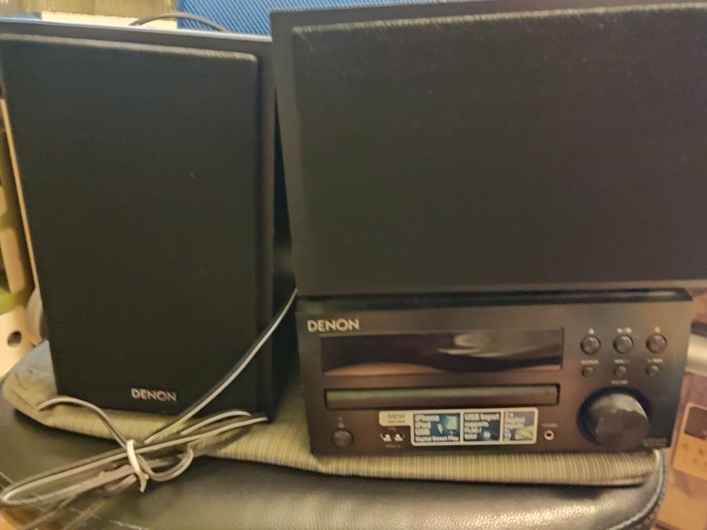 Denon D-M40 CD/FM HIFI micro desktop stereo system, Audio, Soundbars ...