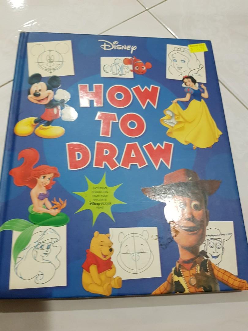 Disney - HOW TO DRAW, Hobbies & Toys, Books & Magazines, Children's ...