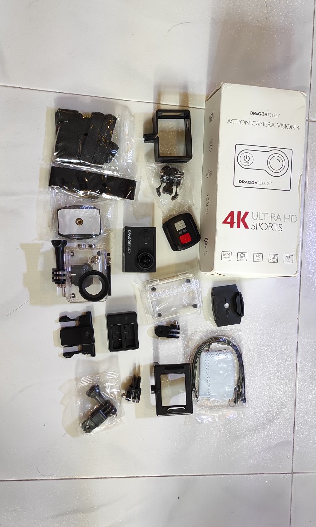 Dragon Touch Vision 4 Action Camera, Photography, Video Cameras on ...